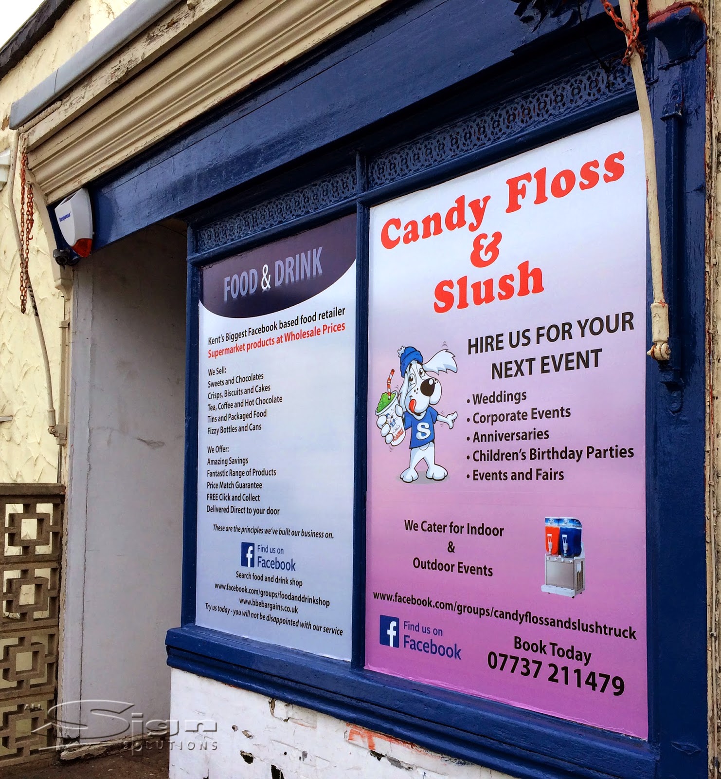 Vaparettes and Food & Drink | Window Graphics - All Sign Solutions ...