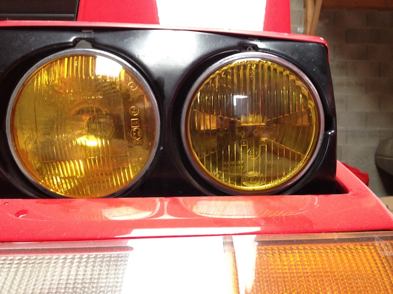 Ferrari 400: Ferrari 400 Pop-up light : glass lenses brand : Carello ...
