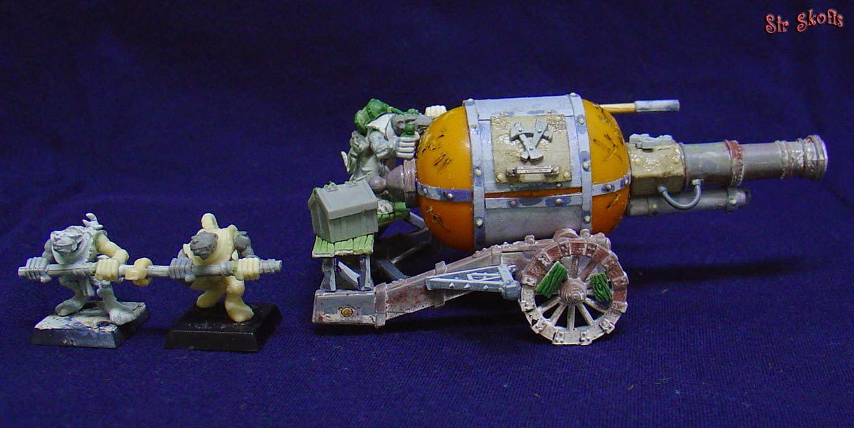 Sir Skofis's Workshop: Skaven Warp Lightning Cannon (scratch building)
