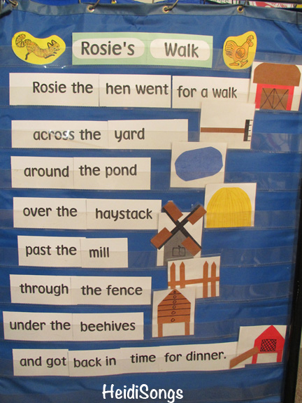 "The Hen's Walk" - An Easy Reader for Kids to Make Based On Rosie's Walk!