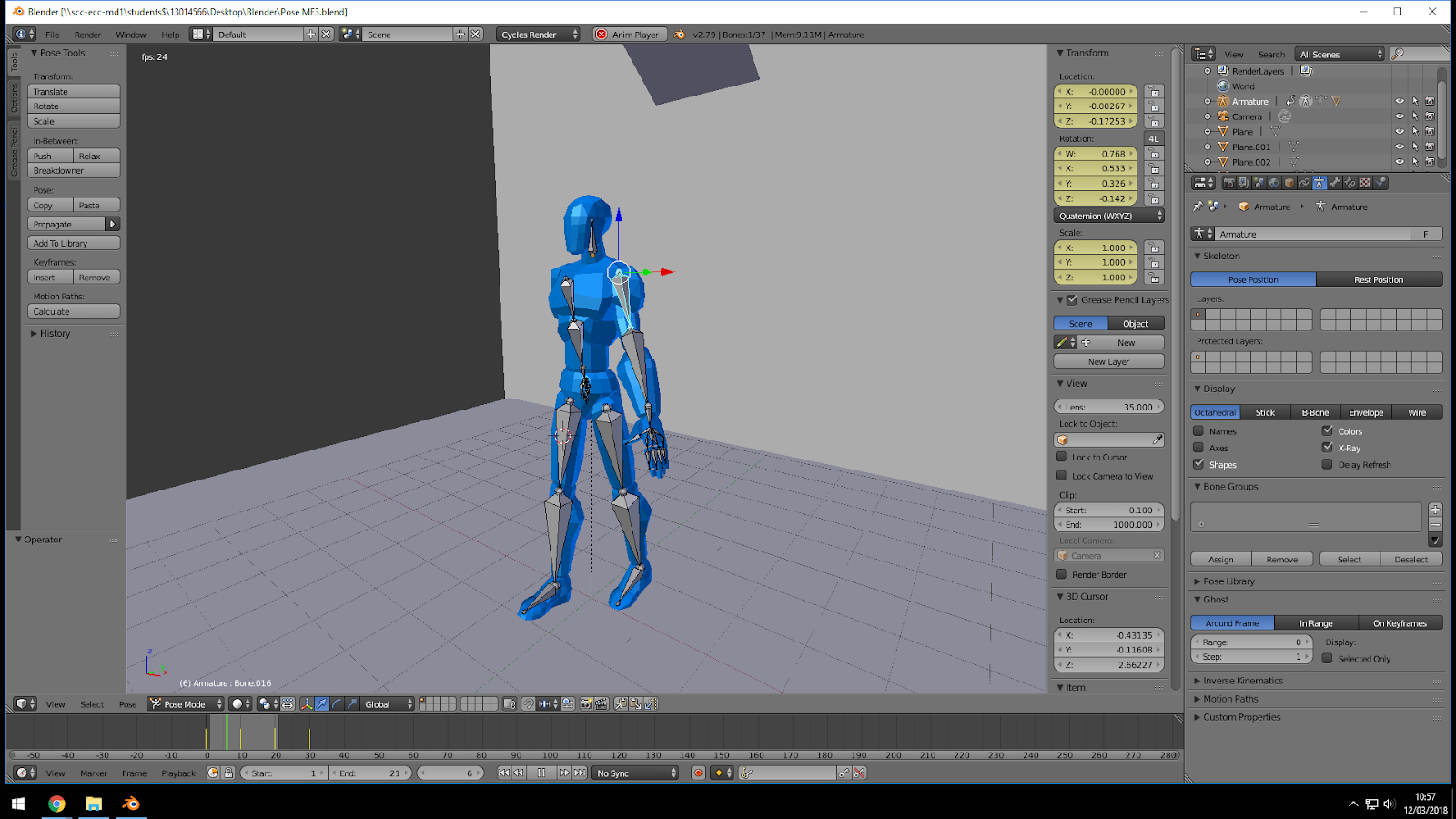 Unit 67 - 3D Animation: Assignment 1 | Task 2 - Skills Audit