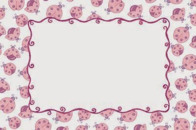 Ladybugs: Free Printable Borders, Frames or Labels. | Oh My Quinceaneras!