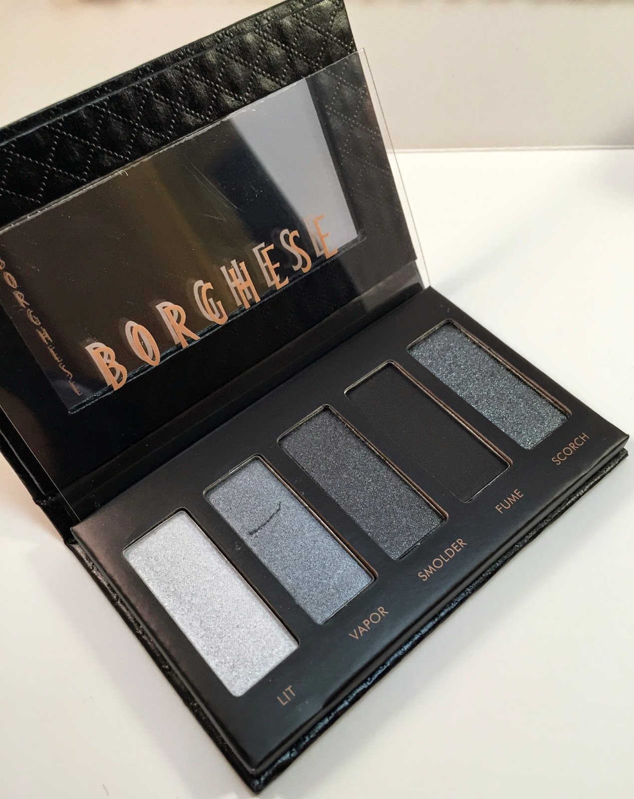 Borghese Palettes and Eyeliner Review