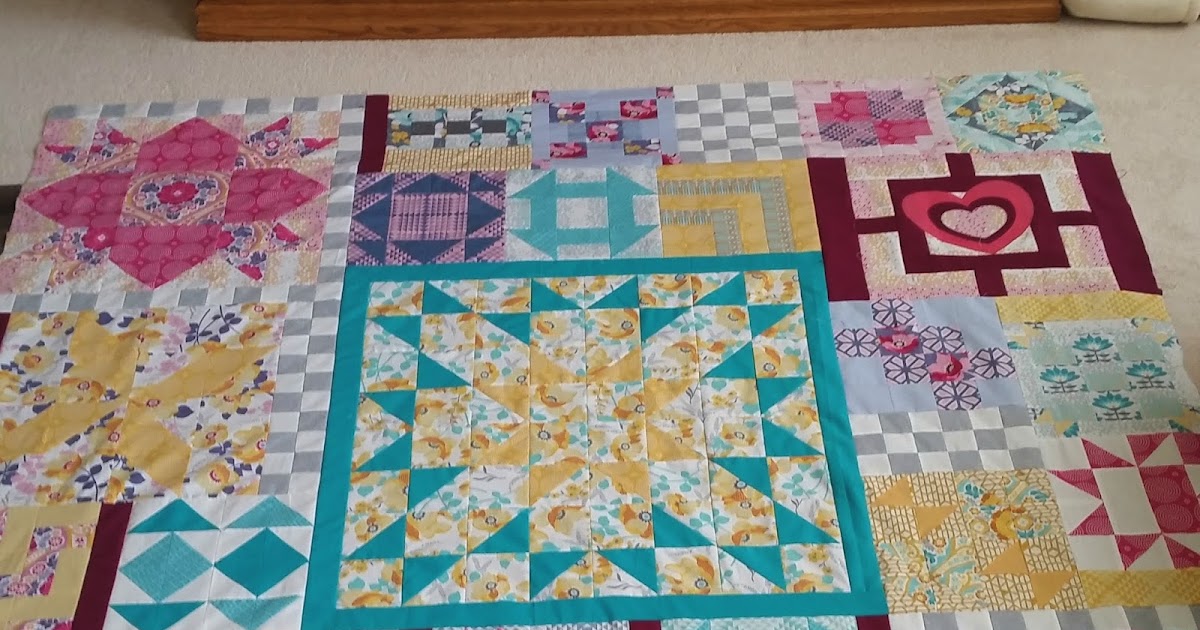 Mountain Quiltworks: Fast Forward My Sampler Quilt to the August OMG