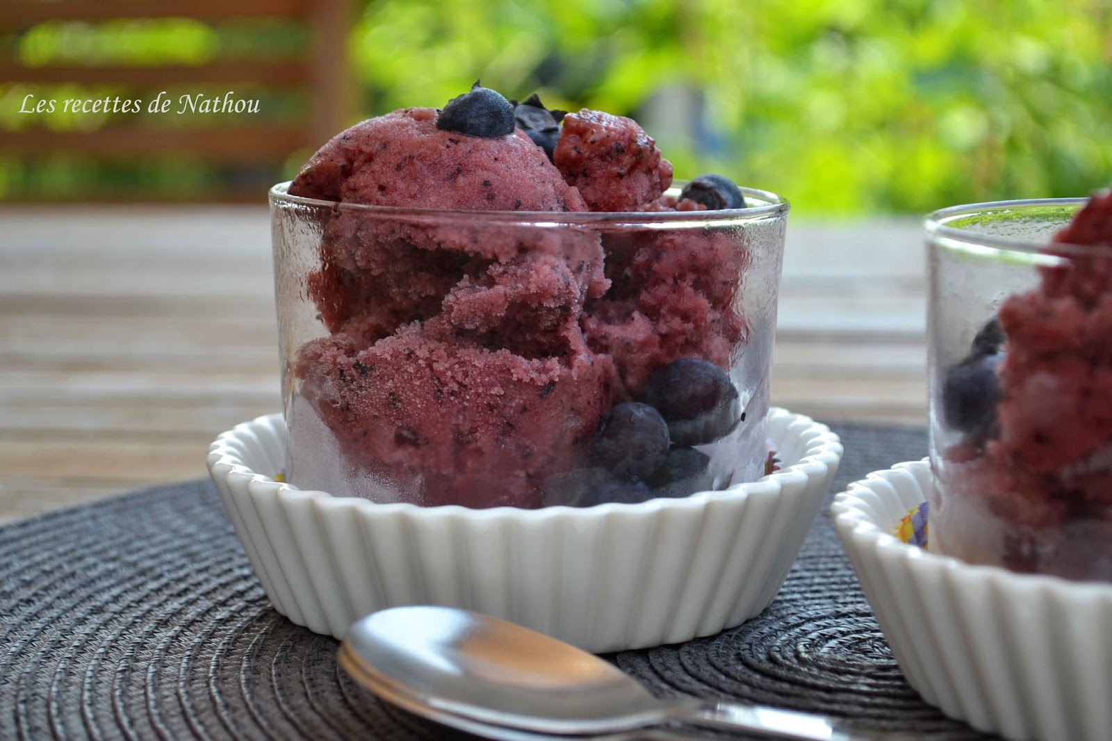 Ma cuisine au fil de mes idées...: Sorbet aux myrtilles