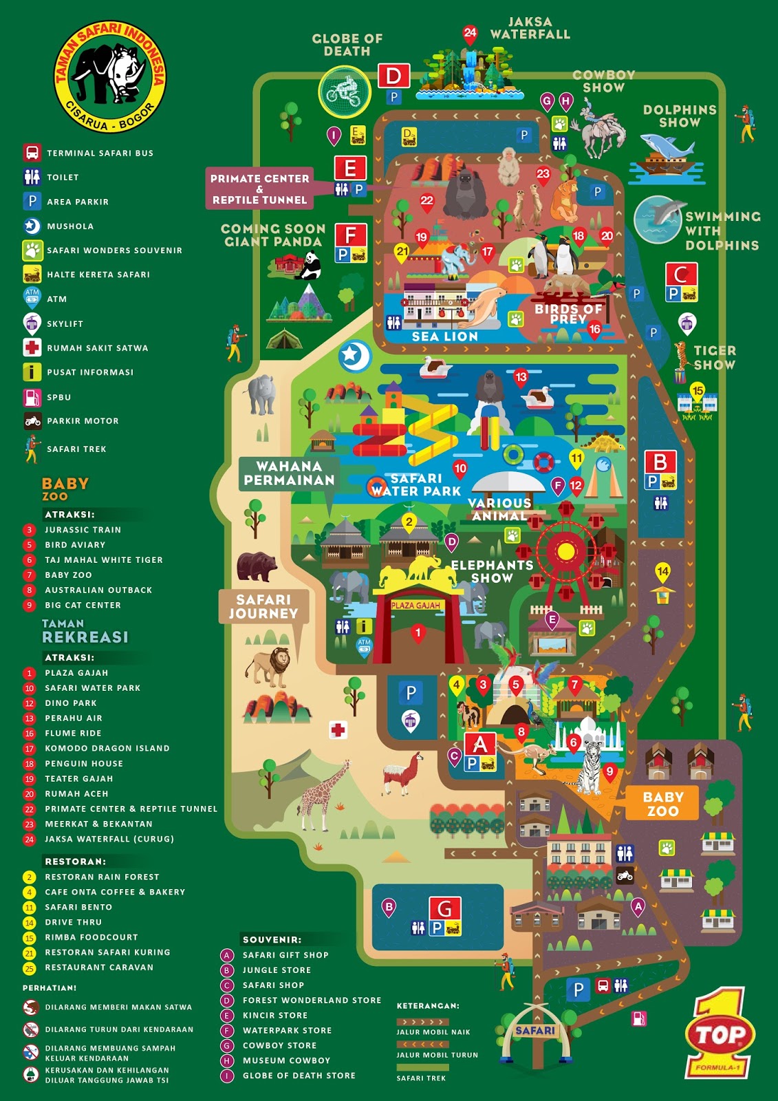 Taman Safari Cisarua Bogor, wisata seru keluarga