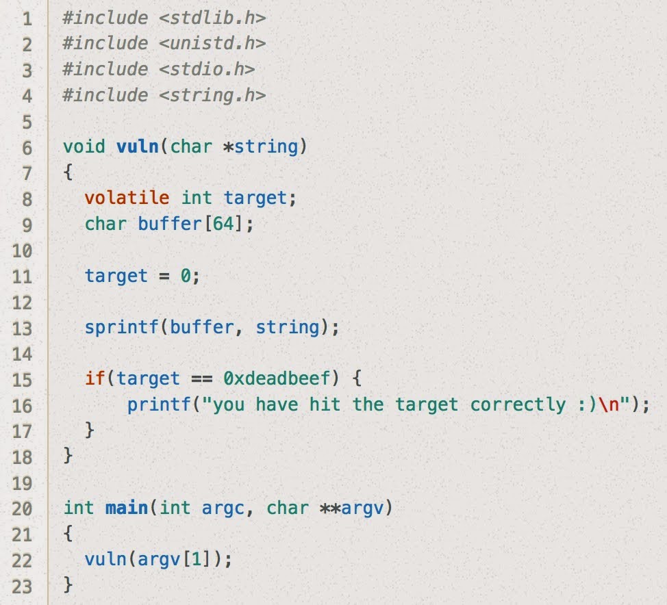 Security Writeups: Protostar - Format #0