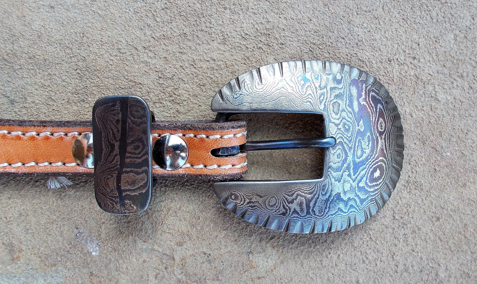 Chad's stuff: Damascus buckle