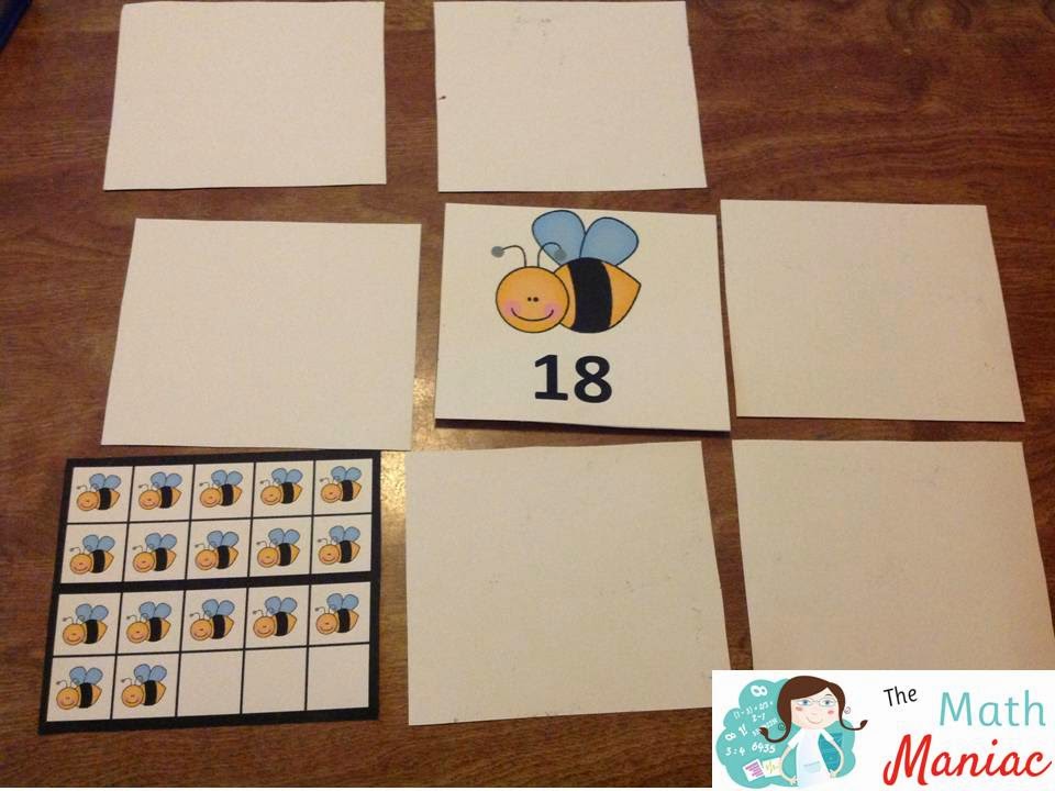 The Elementary Math Maniac: Bug Themed 20 Frames