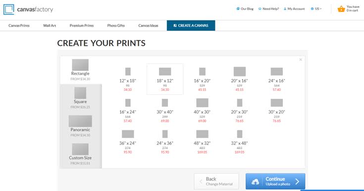 Canvas Print Wall Art from Canvas Factory