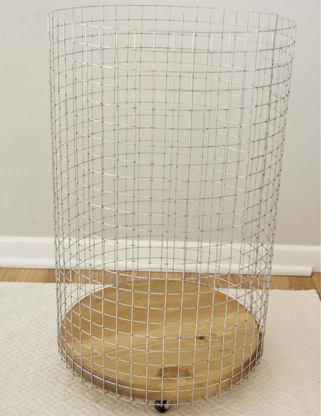Wire hamper tutorial
