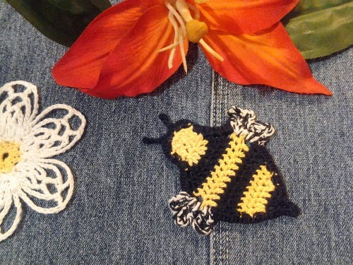 Free Pattern: Bumble Bee Applique