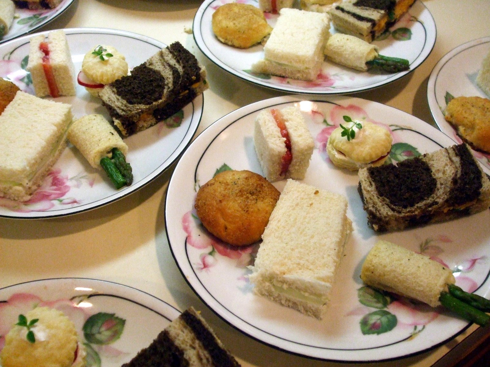 Rosemary's Sampler: The Victorian Tea . . . menu