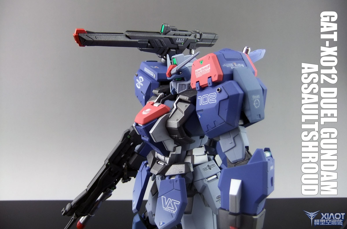 GUNDAM GUY: MG 1/100 GAT-X102 Duel Gundam Assaultshroud - Painted Build