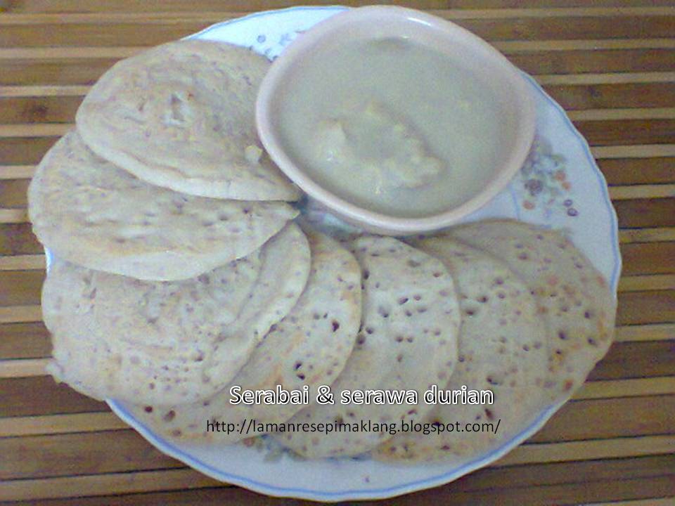 resepi: Serabai & serawa durian