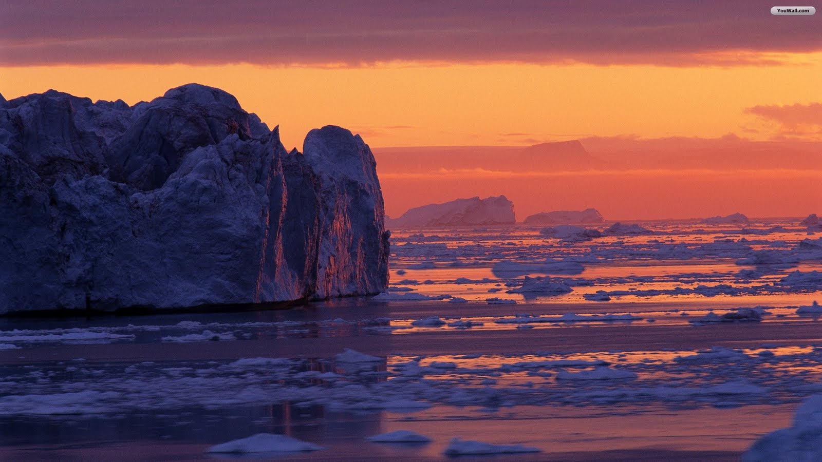 Antarctica Sunset | the best wallpapers of the web
