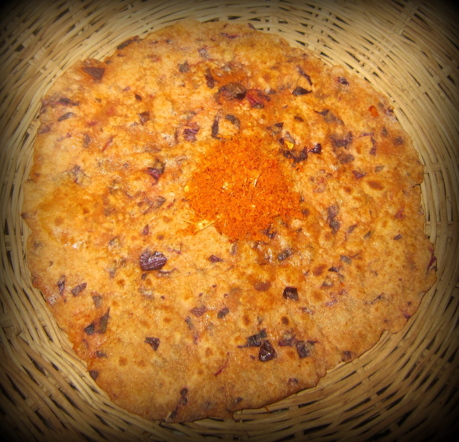 Archies Authentic Touch: Red Amaranthus leaves Paratha