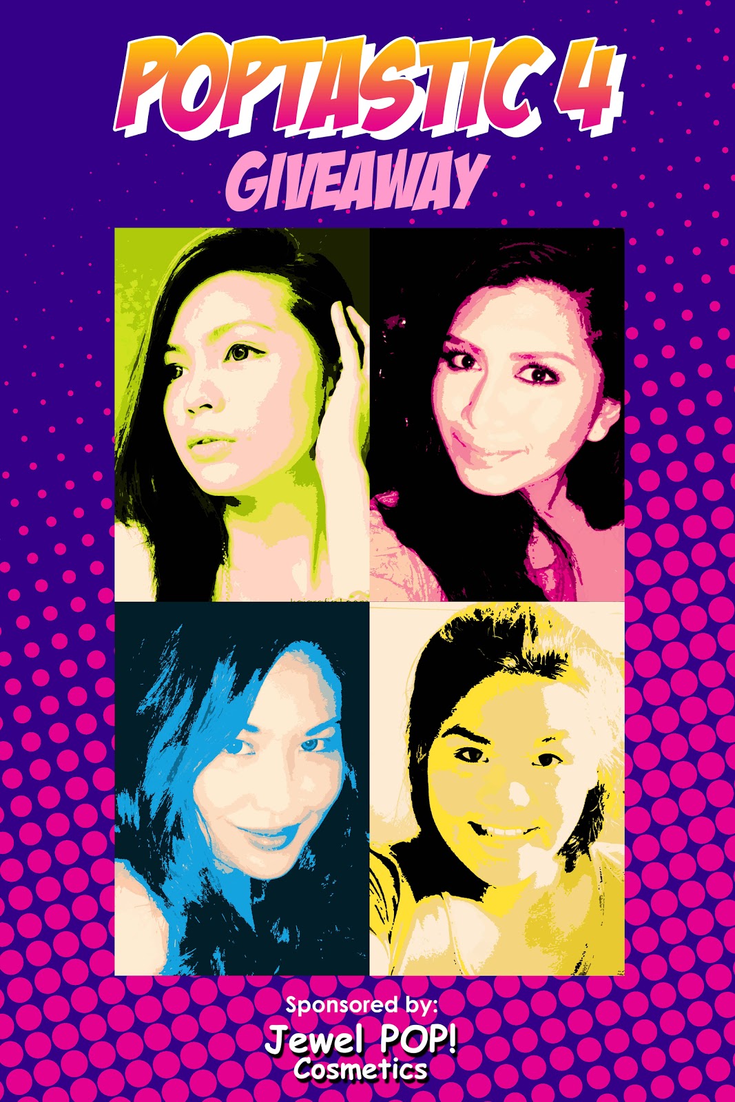 Makeup and My World: POPTASTIC 4 GIVEAWAY