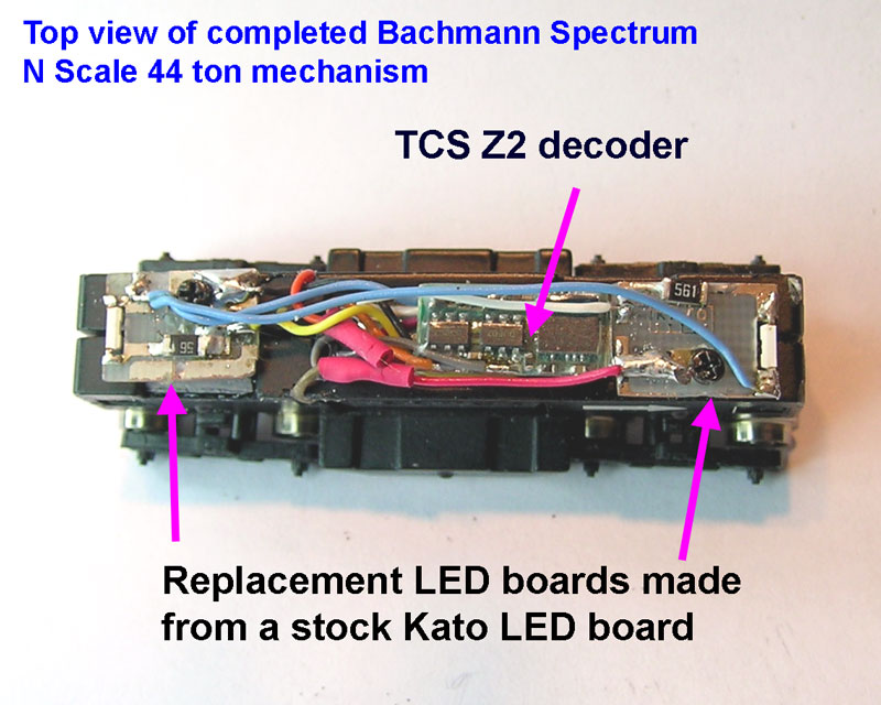 N Scale DCC Decoder Installs: TCS Z2 in a Bachmann Spectrum 44 tonner