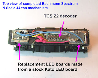 N Scale DCC Decoder Installs: TCS Z2 in a Bachmann Spectrum 44 tonner