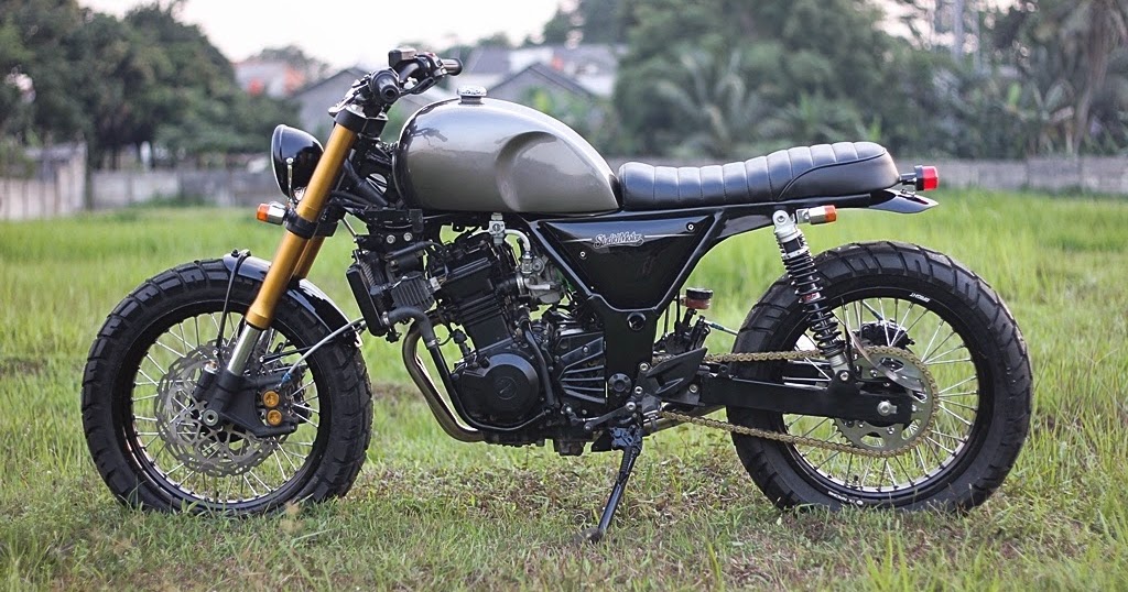 Kawasaki Ninja 250 Modifikasi Scrambler | Reviewmotors.co