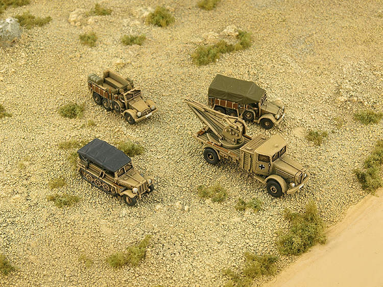 World War II Central: GHQ 1/285 6mm Desert Vehicles