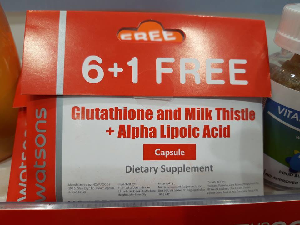 Must Try at Watsons: Glutathione Dietary Supplement (Updated 2019)