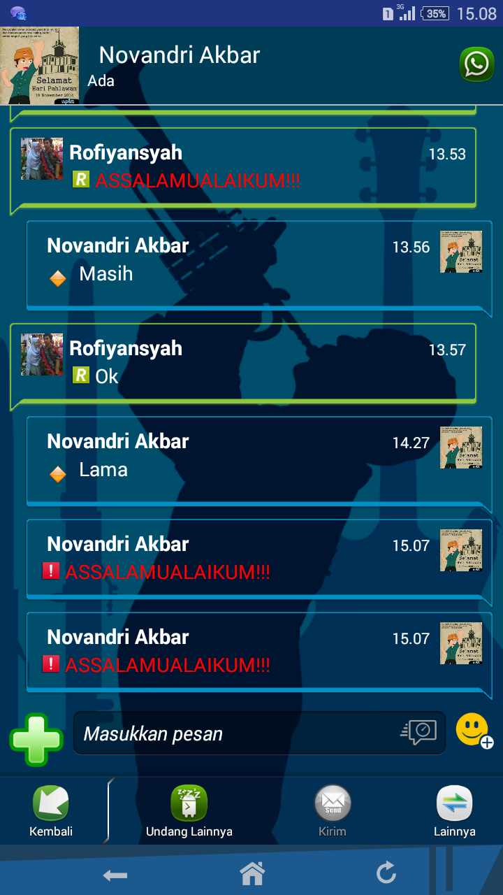 Tutorial Cara Mengganti Tulisan PING!!! di BBM Android