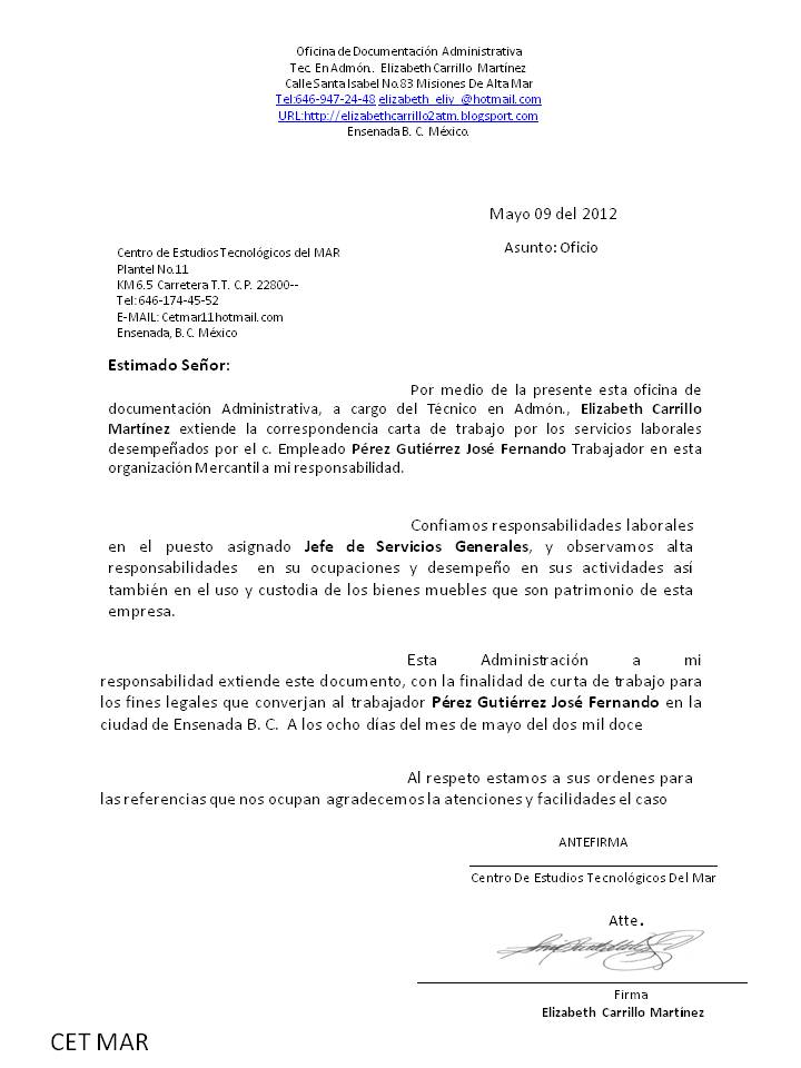 Guia documentacion Administrativa 2a: Estructura del Oficio ...