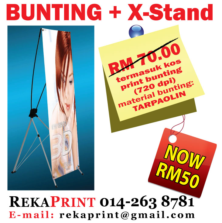 RekaPrint: Special Promotions "BUNTING + STAND"