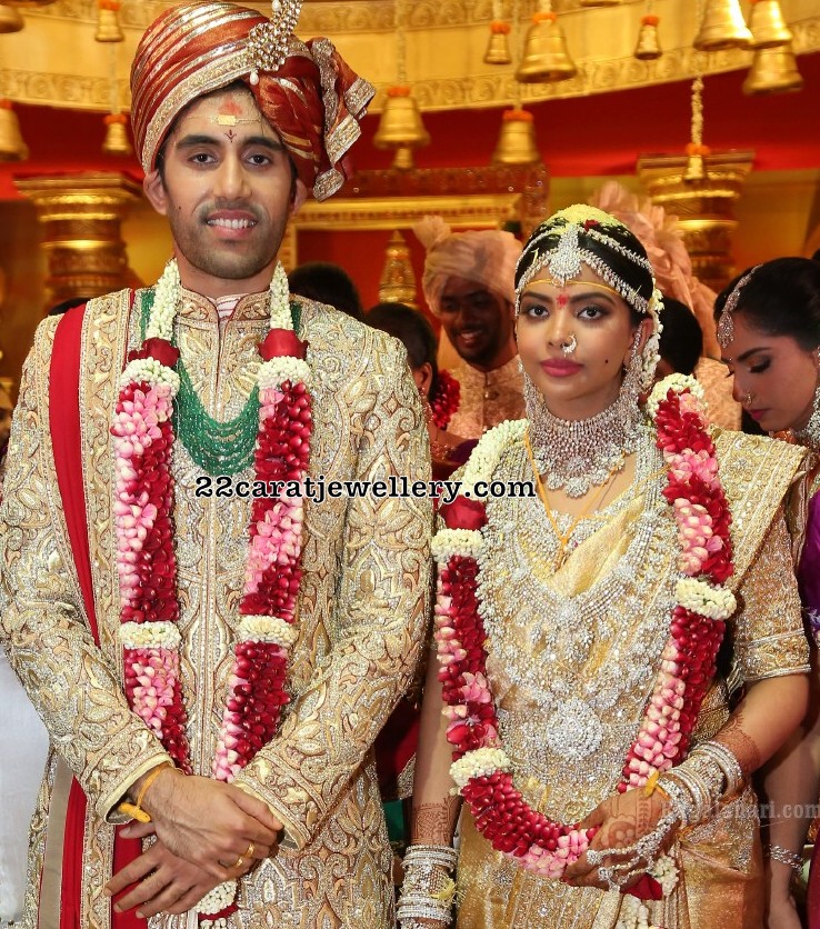 Boinipally Srinivas Daughter Hasini Wedding - Jewellery Designs