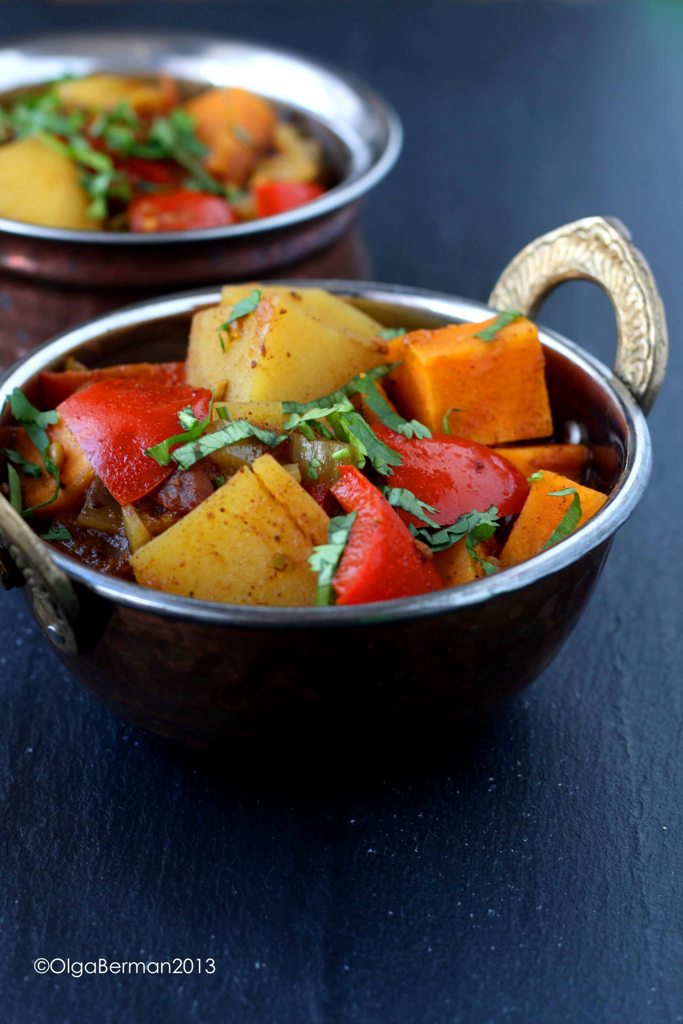 Mango & Tomato: Two-Potato Vindaloo Recipe: Cooking from Plenty