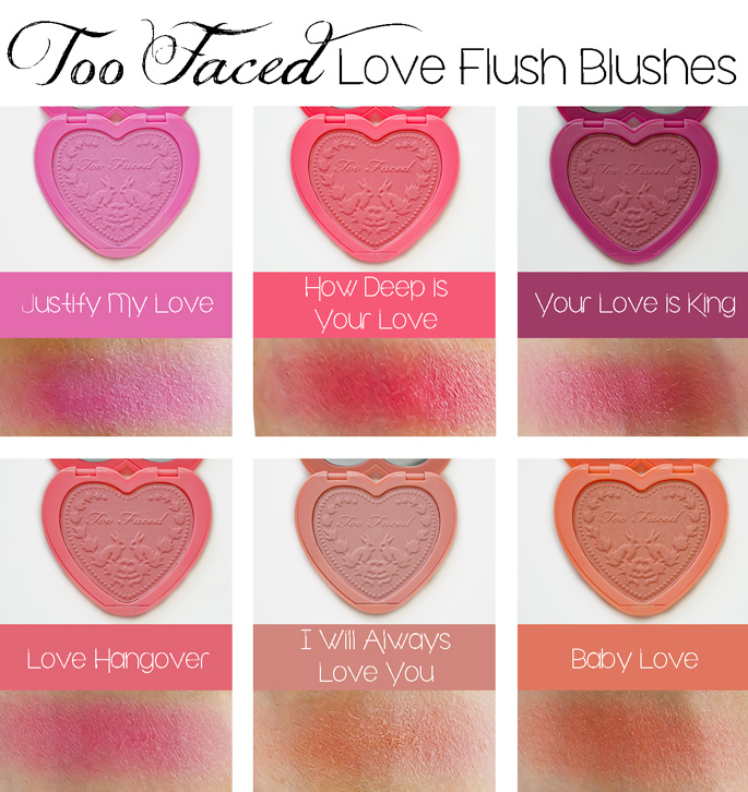 Too Faced Love Flush Blush (How Deep is Your Love?) | Floraful