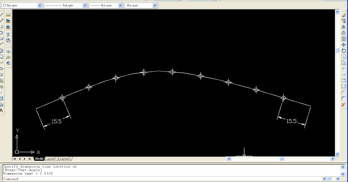 Tutorial autocad mudah dan praktis: Cara membuat jarak yang sama ... Tutorial autocad mudah dan praktis: Cara membuat jarak yang sama ...