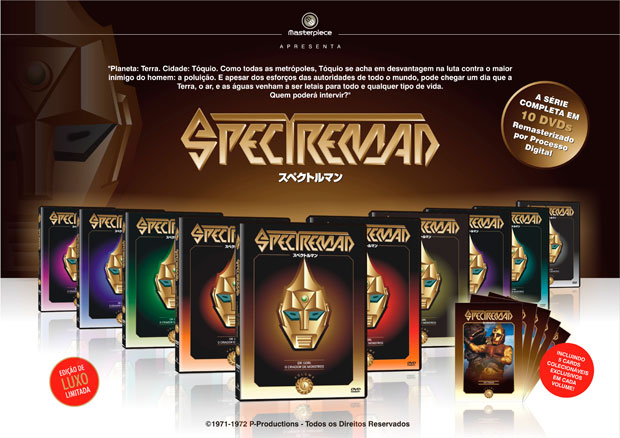 CLÍMAX: Masterpiece lançará DVD’s de Spectreman