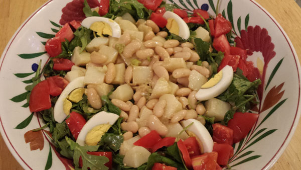 "So what are you making for dinner?": Rustic Salad