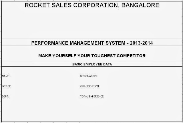 Performance Management System Format