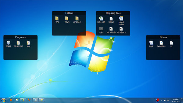 Organize Your Desktop Icon With Fences:AboutTec | Discover The World ...