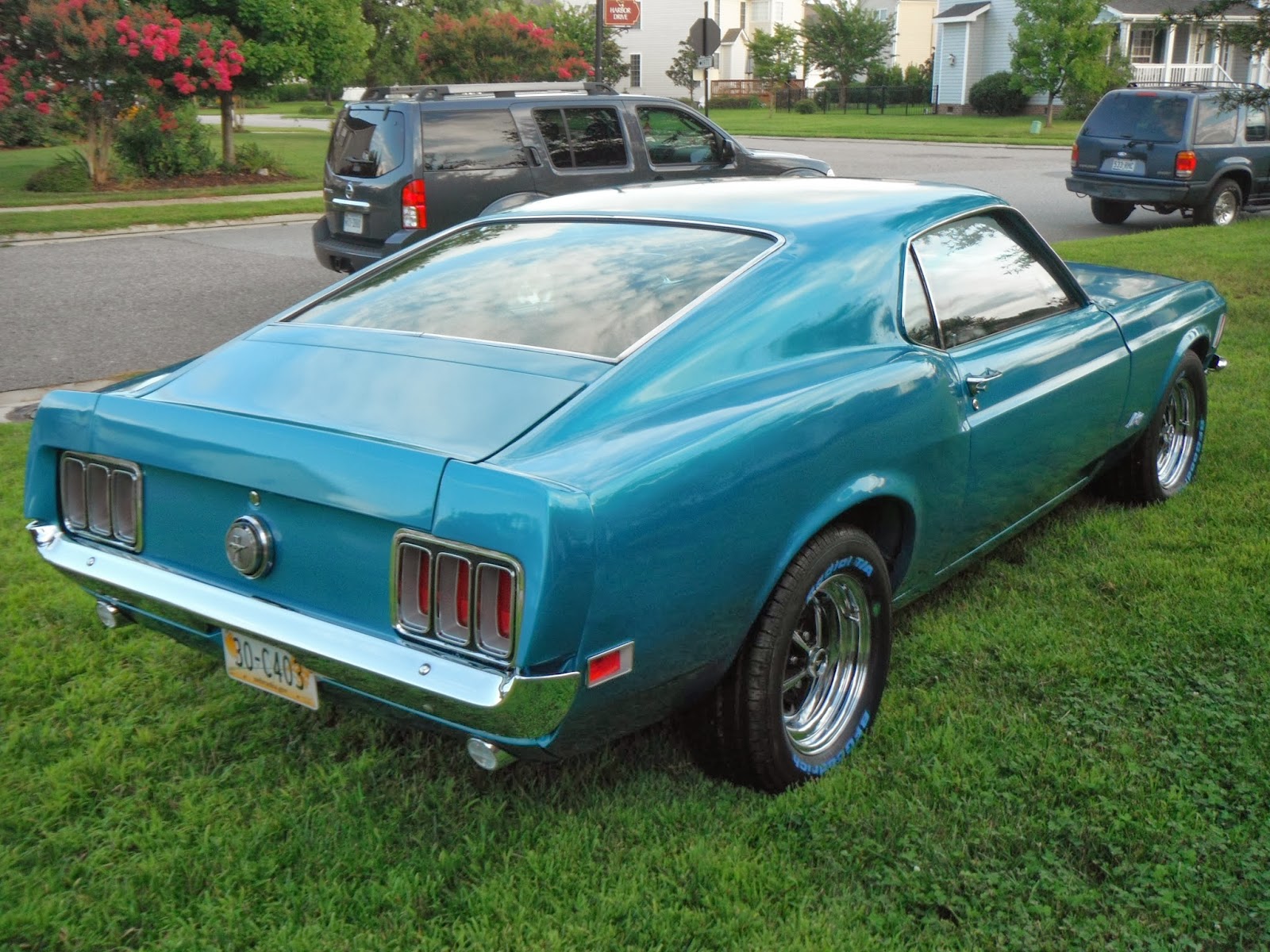 1970 mustang: Gulf Stream Aqua Blue
