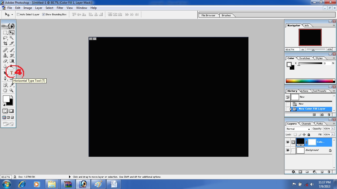 cara membuat tulisan ber Efek Api pake photoshop 07 - WELCOME 100%