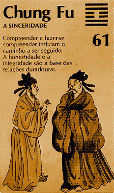 KHRESTÉRION: I Ching - Hexagrama 61: Chung Fu - Verdade Interior