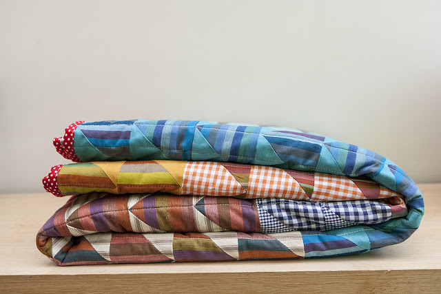 needles and lemons: A flock of geese - a finished quilt-