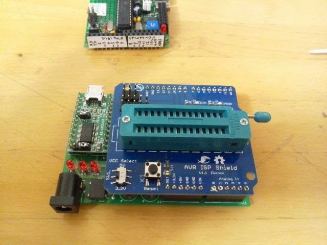yokohama: Arduino AVR ISP SHieldを使う yokohama: Arduino AVR ISP SHieldを使う
