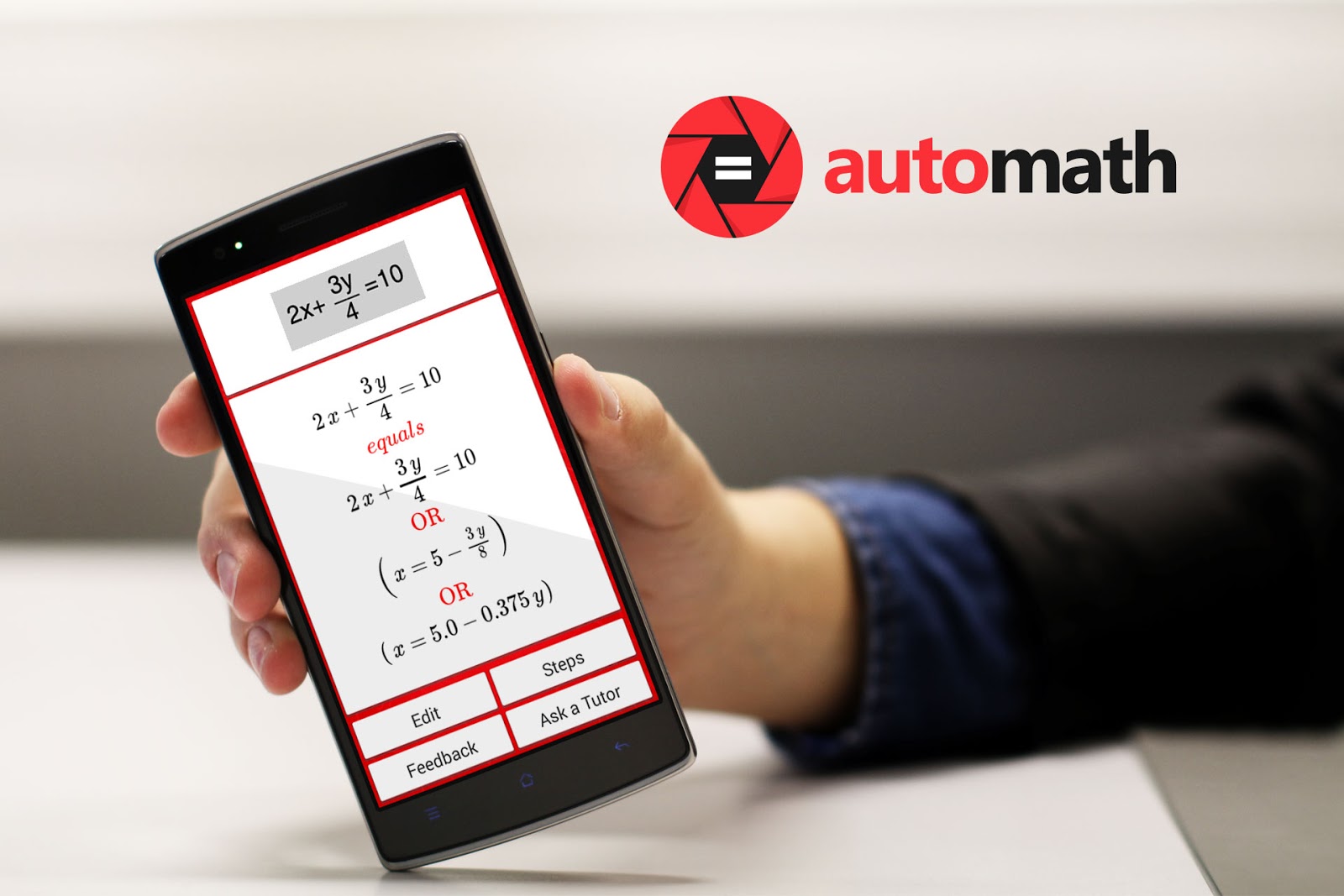 تطبيق Auto Math لحل جميع المعادلات الرياضية من دون استخدام انترنت