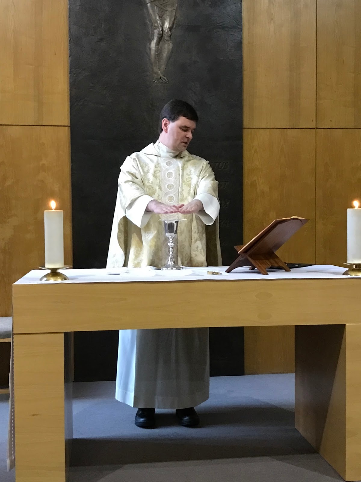 Catholic Pilgrims at Fatima: Chapel of the Angel of Peace