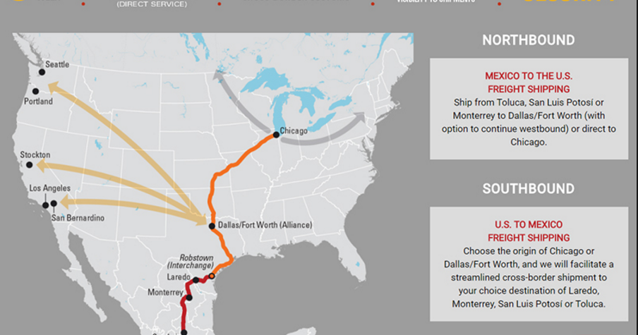 Us Mexico International Railway Nears