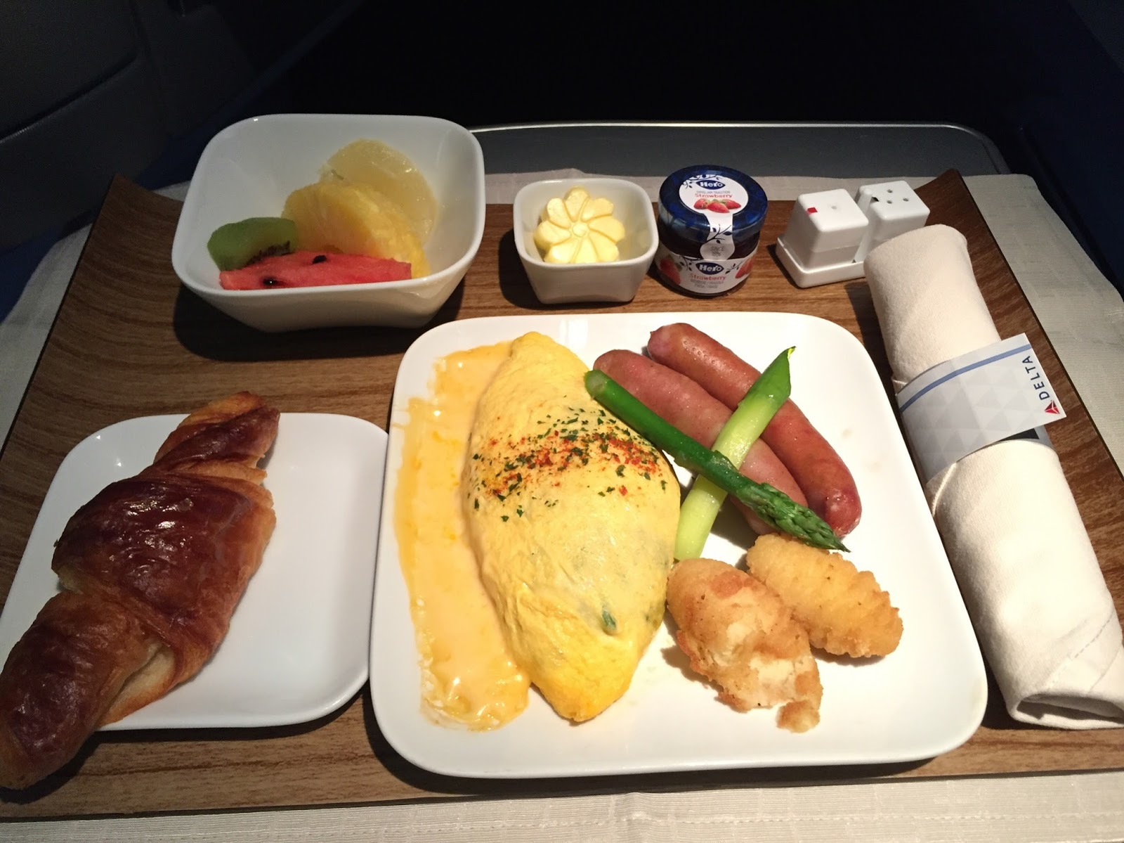 Delta Air Lines In-Flight Meal (Business Class) / デルタ航空 機内食（ビジネスクラス ...