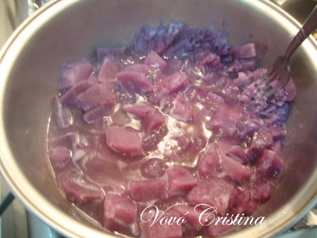 RECEITAS DA VOVÓ CRISTINA: MINGAU DE CARÁ ROXO
