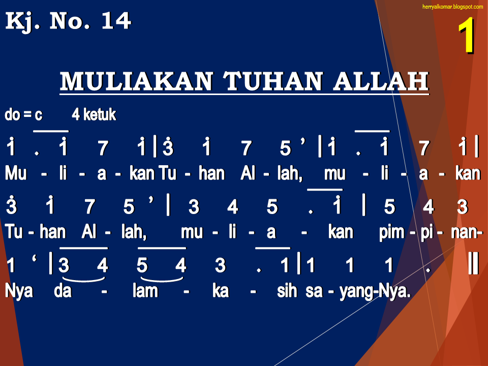 TouRoeroekan: Kidung Jemaat No. 14