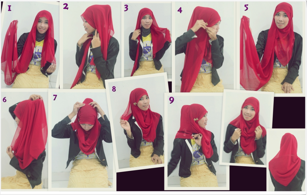 Hijabers Tutorial Sakinah : Tutorial Hijab